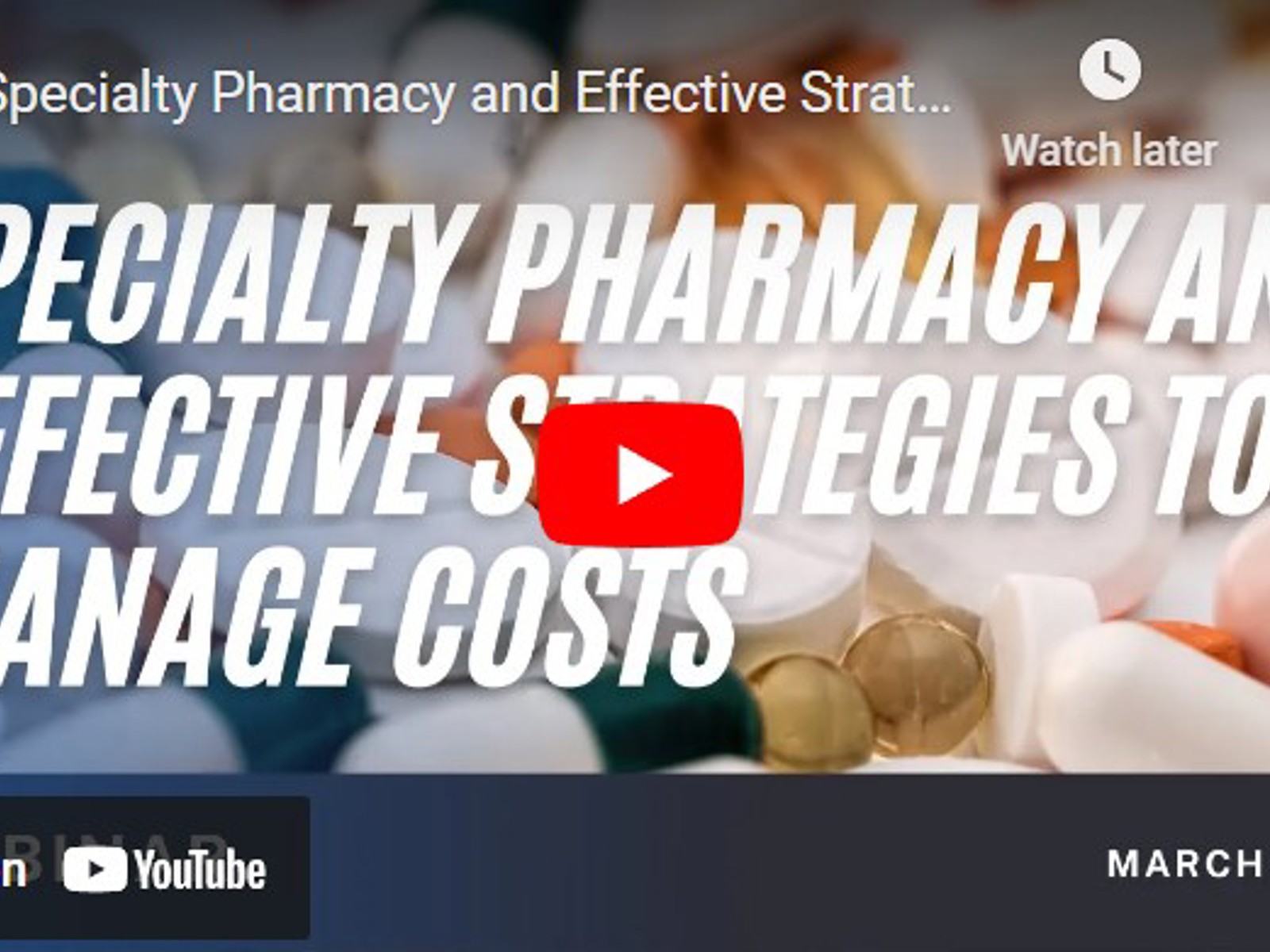 Specialty Pharmacy And Effective Strategies To Manage Costs | Health Action Council